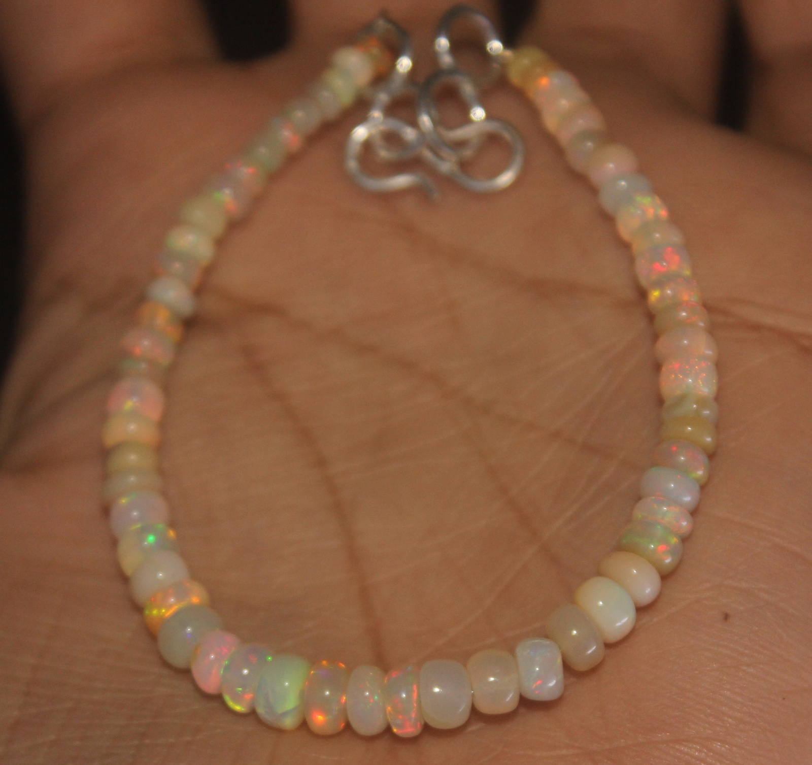 17 CRT Natural Ethiopian Welo Opal Beads Bracelet 312